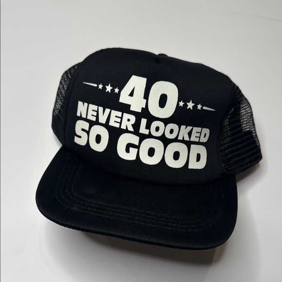 Accessories | 4 Never Looked So Good Black Trucker Hat | Poshmark